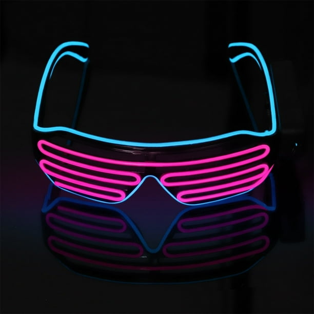 Flash Blindfold Light Up Neon Led Glasses Glow Flashing Led Sunglasses