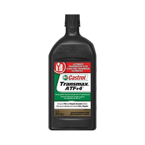 Castrol Transmax ATF +4 Automatic Transmission Fluid, 1 Quart - Walmart ...