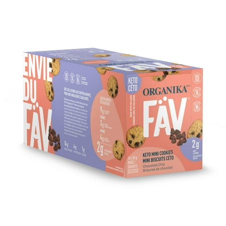 FAV KETO MINI COOKIES-CHOCOLATE CHIP30G - Walmart.ca