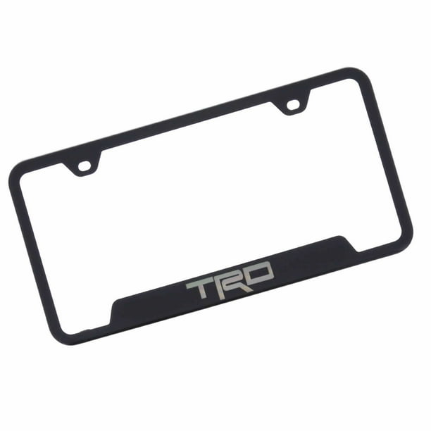Toyota TRD License Plate Frame (Black) - Walmart.com