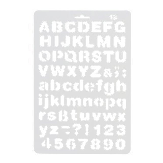 Hesroicy DIY Scrapbook Drawing Template Measuring Ruler Stencil ...