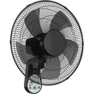 Garrison 3-Speed Industrial Oscillating Wall Mount Fan, 24 In., 7,700 ...