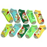 Dr. Seuss The Grinch Adult Unisex Holiday Knee High Socks, 5 Pack Mix ...