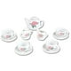 13 Piece Ceramic Tea Set - Walmart.com