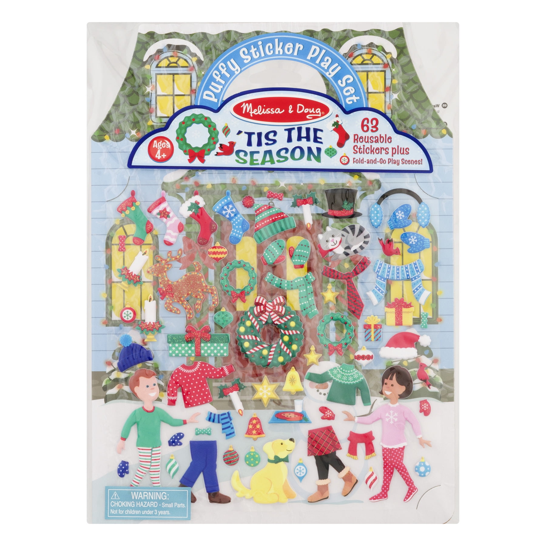 Melissa & Doug 'Tis the Season Reusable Stickers Plus, 1.0 CT - Walmart.com