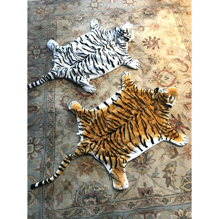 White Tiger Skin Rug