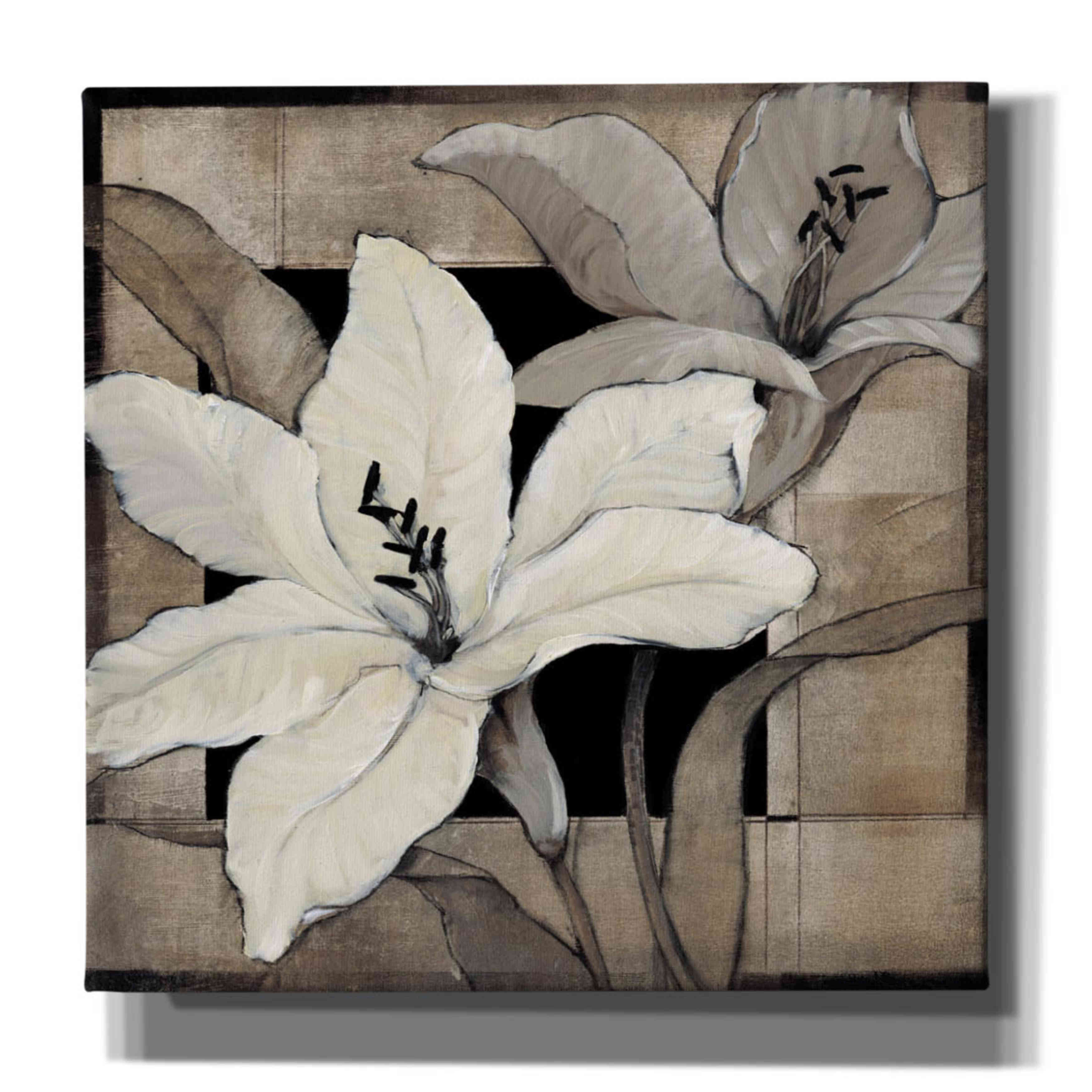 Epic Graffiti 'Dramatic Lily Grid I' by Tim O'Toole, Canvas Wall Art ...