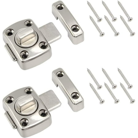Pack Security Door Rotary Latch, Bathroom Sliding Latch, Rotating Latch ...
