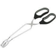 "GoodCook Large Serving 10"" Chrome Plated Kitchen Loop Tongs, Silver ...