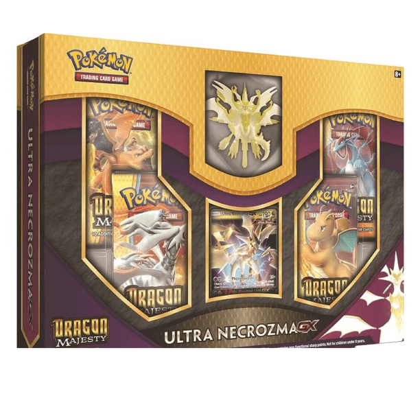 Pokemon TCG: Dragon Majesty Figure Collection Ultra Necrozma Gx Box ...