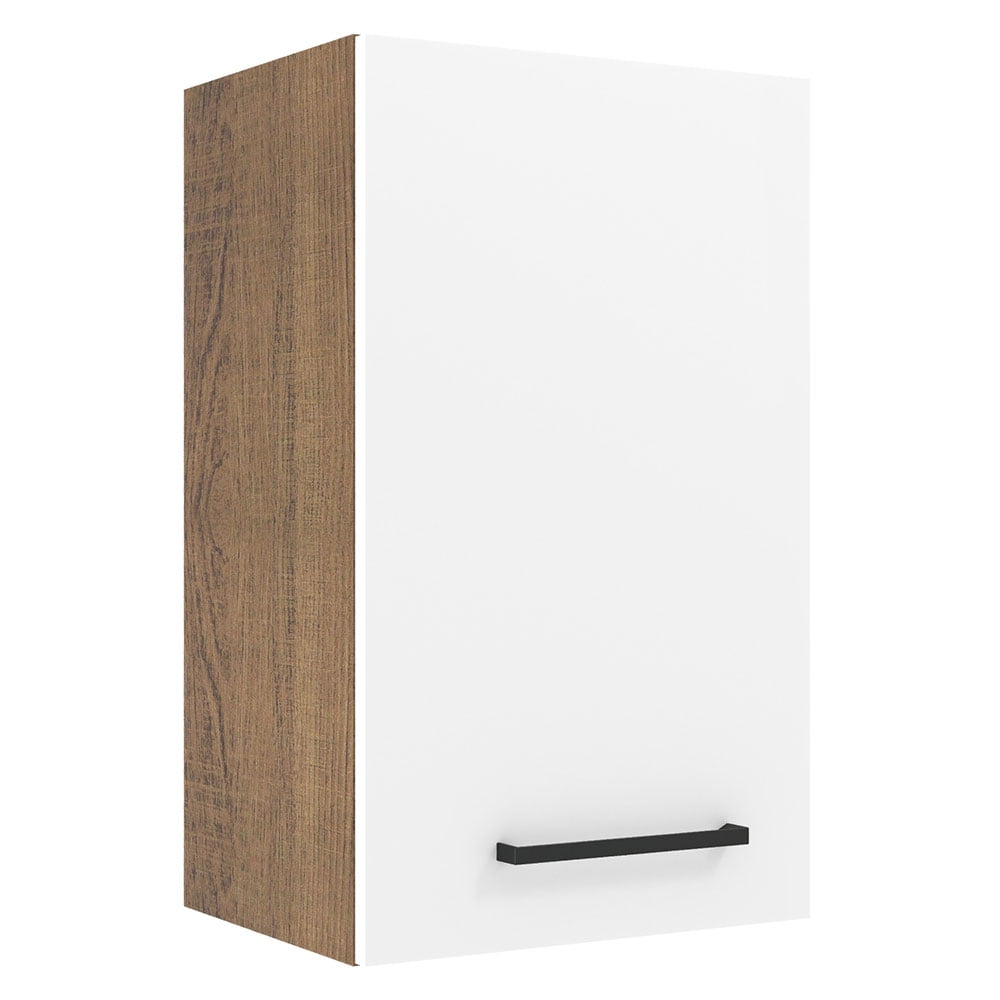 Alacena Madesa Agata 40 cm 1 Puerta Marrón/Blanco | Bodega Aurrera en línea