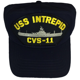 USS INTREPID CVS-11 HAT CAP NAVY SHIP ESSEX CLASS AIRCRAFT CARRIER ...