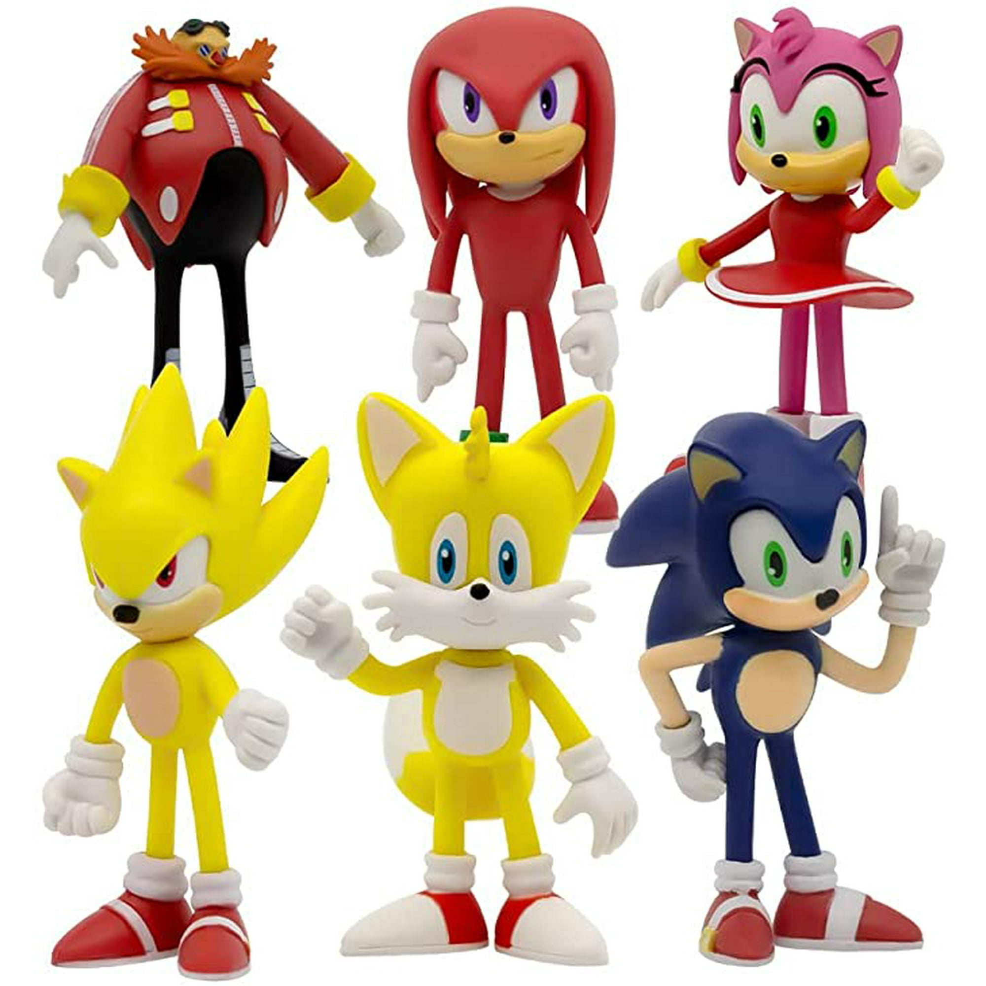 Click here for J & g 6 Pack Sonic The Hedgehog Toys Action Figure... prices