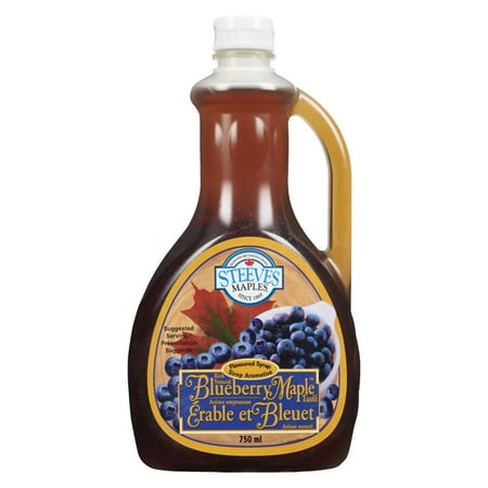 Steeves Maples - 750ml Rich Natural Blueberry Maple Taste Syrup, 750ml ...