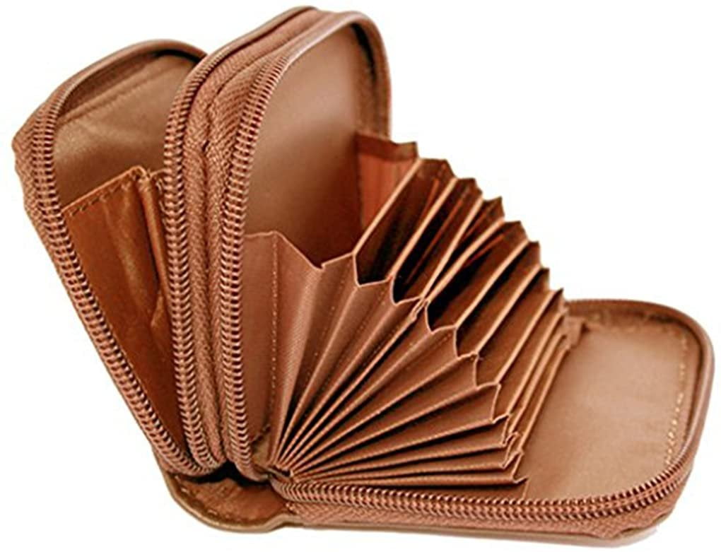 SILVERFEVER Women Wallet Card Holder RFID Purse Women's Leather Credit ...