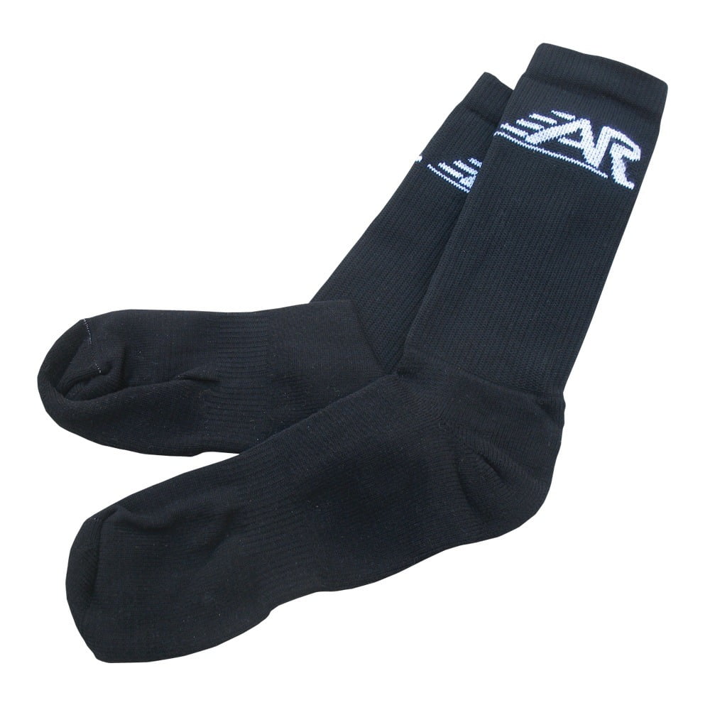A&R Sports Ventilated Performance Hockey Skate Socks, Black, S-L ...
