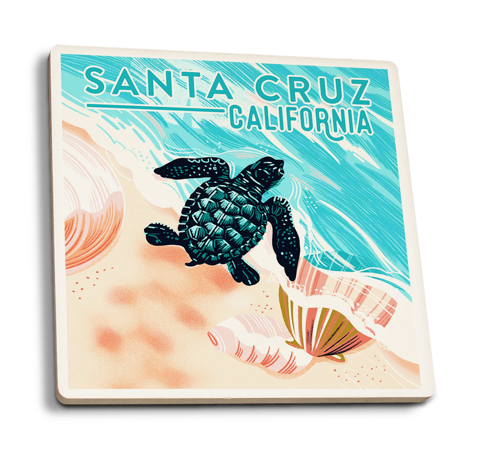Santa Cruz, California, Courageous Explorer Collection, Turtle and ...