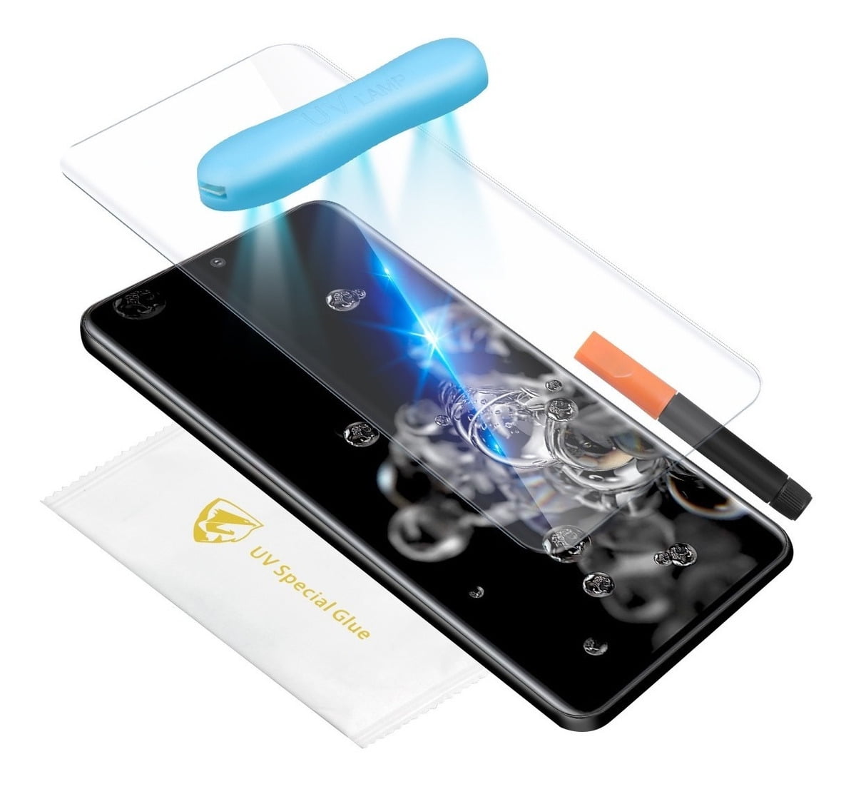 Mica Cristal Templado Uv 6d Curva Sam S20 Ultra Dureza 9h | Walmart en línea