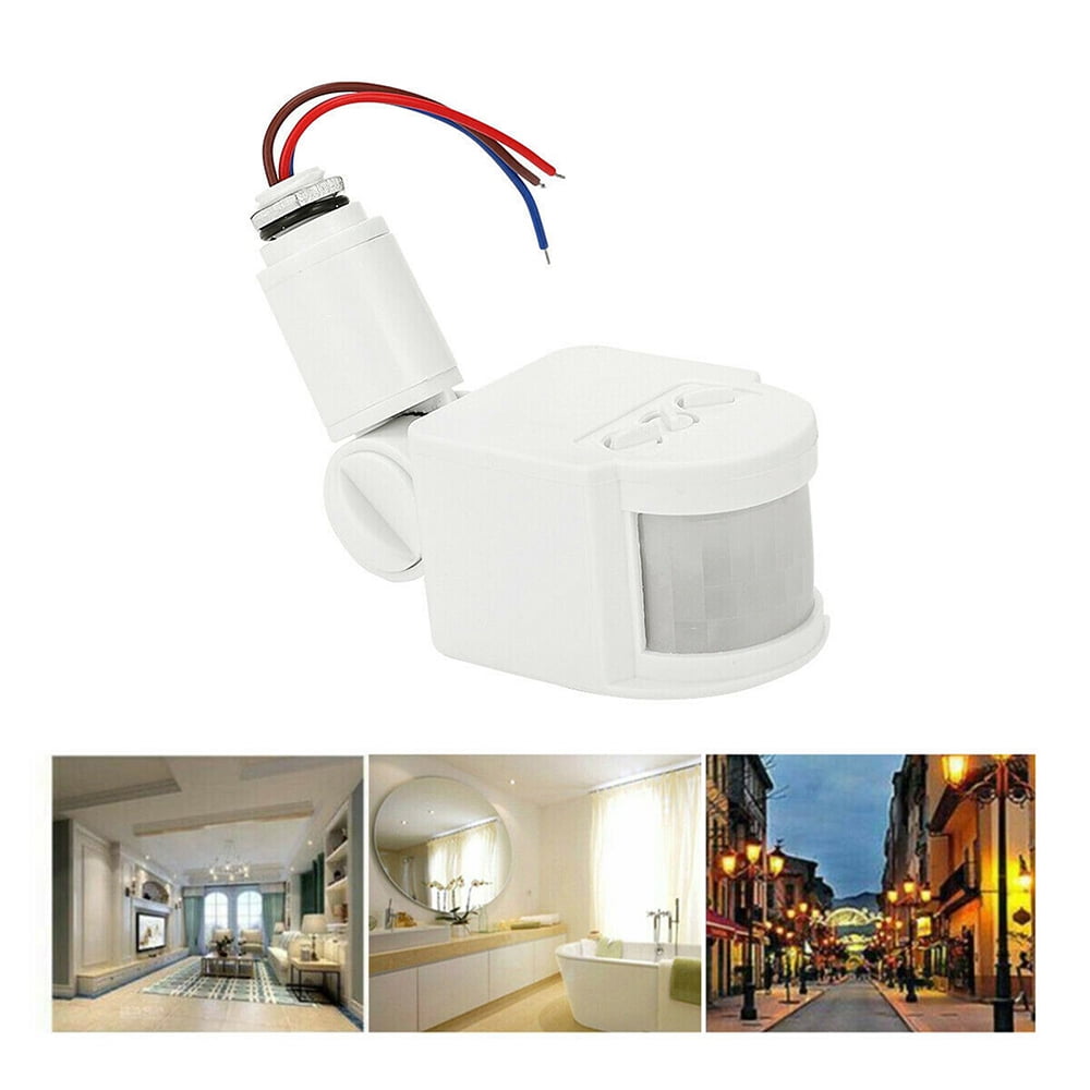MesaSe 180°PIR Induction Motion Sensor Detector Wall LED Light Auto ...