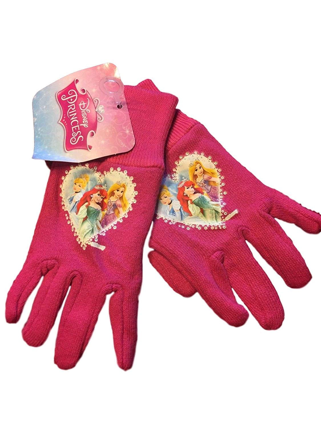 Disney Princess Toddler Jersey Pink Gloves - Walmart.com