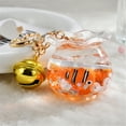 Creative Floating Bottle Key Chain Adorable Marine Life Theme Phone ...