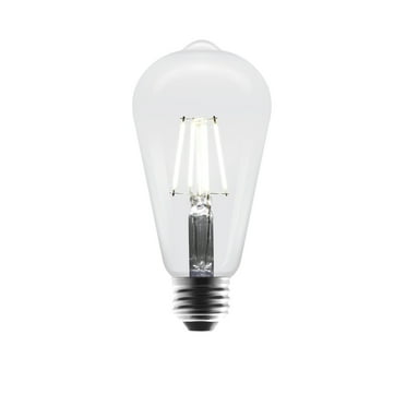 Better Homes & Gardens LED Vintage Light Bulb, ST12 40W Amber Filament ...