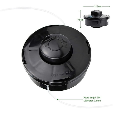 2 Pack Universal Brush Cutter Head Nylon Trimmer Replacement Spool ...