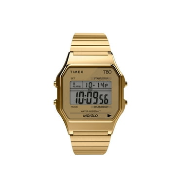 Timex Men's Classic Digital Watch, Silver-Tone Stainless Steel ...