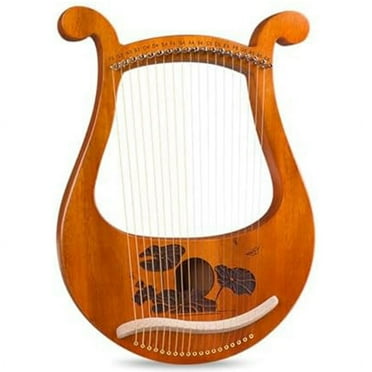 Lyre Harp, Portable Lyre Harp, 16 Strings Lyre Harp for Children ...
