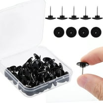 150pcs Push Pins, Plastic Head Thumb Tacks Steel Push Pins Big Head ...