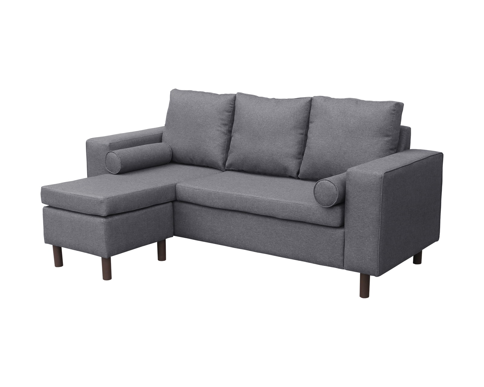 Sala Esquinera LORD AMOSA GDL Gris Oxford 213 X 138 cm Convertible a ...