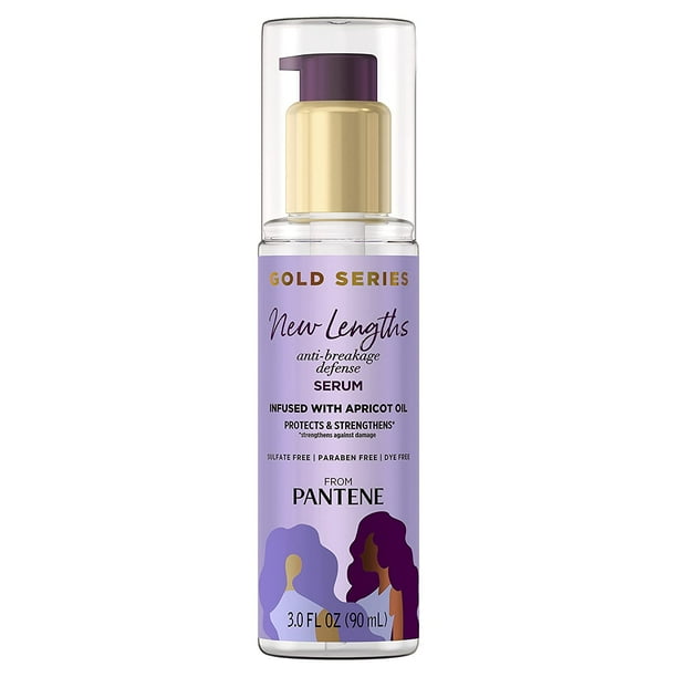 Pantene Gold Series New Lengths Anti-Breakage Defense Serum, Infused ...