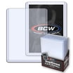 BCW, Card Toploader, 3x4, 50-Count Toploaders and 100 Sleeves - Walmart.com