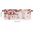 Brand Clearance!!Valentines Day Valance Curtains Red Pink Hearts ...