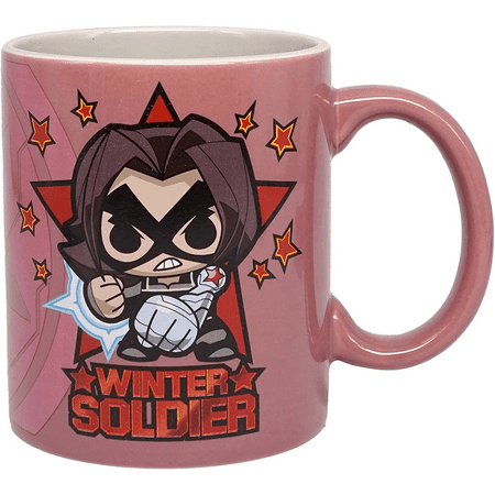 Marvel Coffee Mug the Winter Soldier Mini Hero Bucky Barnes Porcelain ...