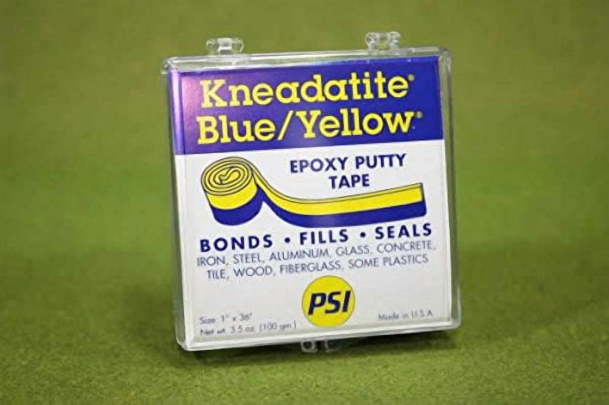 Sugru Moldable Glue Kneadatite Blue/Yellow Epoxy Putty - Green Stuff ...