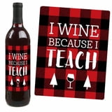Big Dot of Happiness Plaid Teacher Appreciation - Holiday and Christmas ...