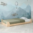Max & Finn Maverick Kids Montessori Flip Bed, Twin, Natural - Walmart.com