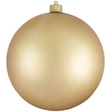 Vickerman 4.75" Antique Gold Matte Ball Ornament, 4 per Bag - Walmart.com