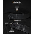 RAD Weight Lifting Belt 4 inch Leather Gym Workout Powerlifting Belt ...