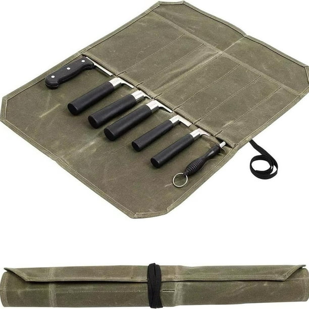 Rollo de cuchillos, bolsa de rollo de cuchillos de Chef, estuche de ...