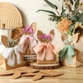 Agiufgs 12 Pack Easter Bunny Gift Bags 24 Pack Kraft, with Bunny Ear ...