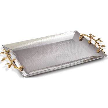 Leeber Plain Tray, 12", Silver, Silver-Plated - Walmart.com