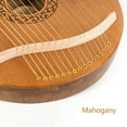 Miumaeov 16 Strings Aklot Lyre Harp String Instrument Mahogany Body With Tuning Key String ...