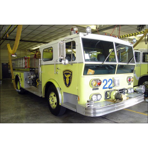 24"x36" Gallery Poster, ward lafrance fire engine fire truck 1972 ...