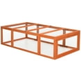 Large Wooden Rabbit Hutch Bunny Hutch Small Animal Habitat Enclosure ...