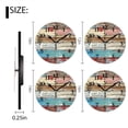 12 Inch Wall Clock Battery Operated Round Clock for Office, Kitchen ...