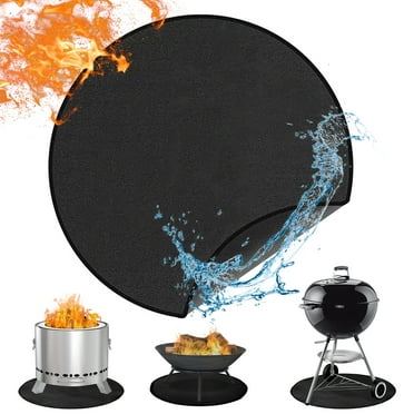 Mmeneyy 36 Inch Circular Fire Mat Good Fire And Heat Insulation Effect ...