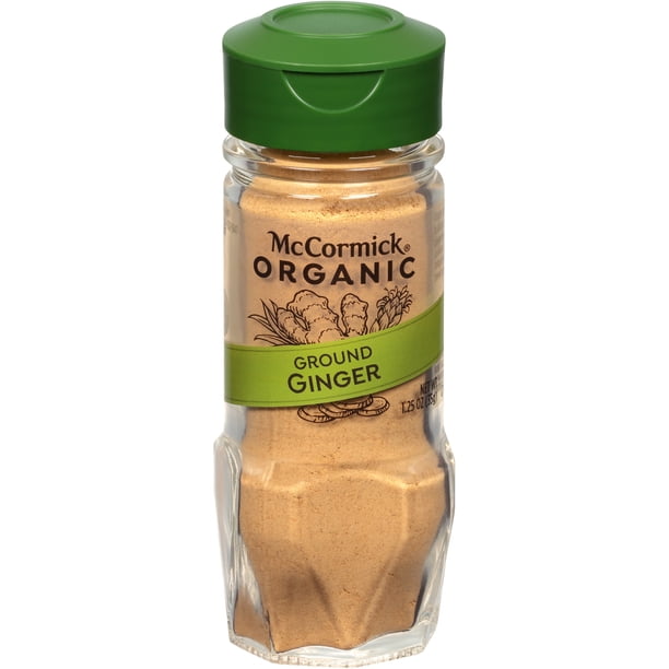 McCormick Gourmet Organic Ground Ginger, 1.25 oz - Walmart.com ...