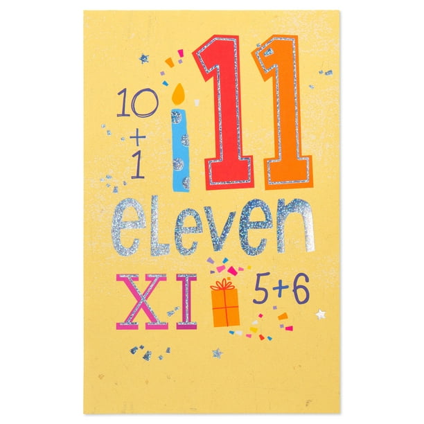 American Greetings Completely Cool 11th Birthday Card with Foil ...